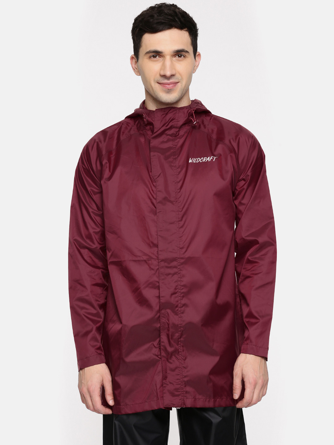 Buy Wildcraft Maroon Rain Basic Coat'14 - Rain Jacket for Men 6524756 ...