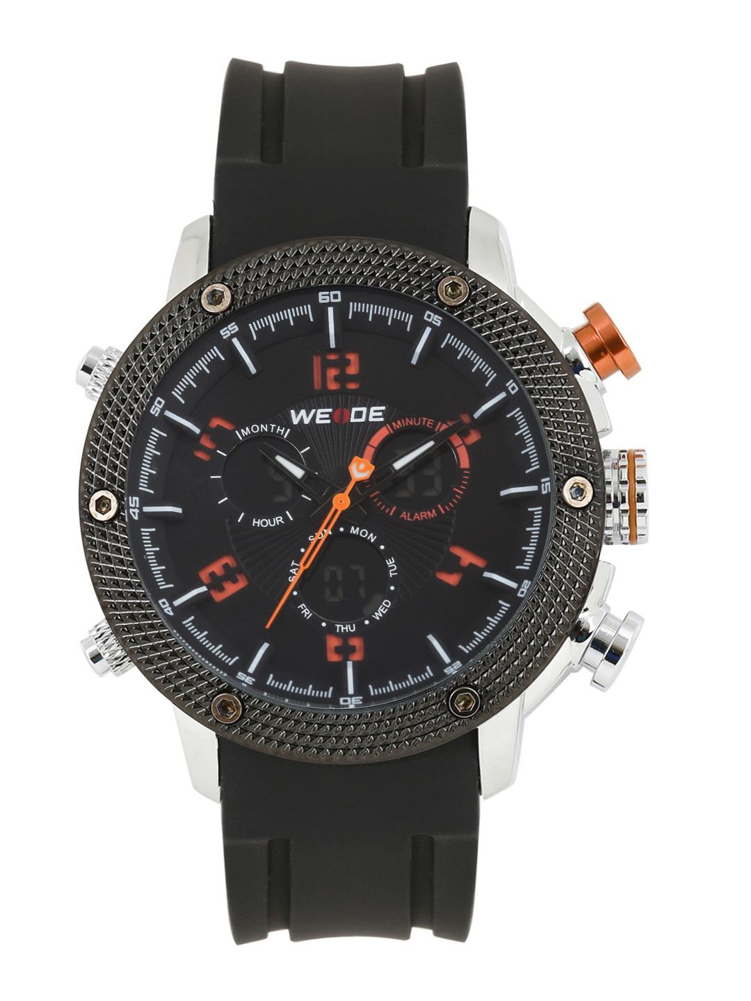 Buy WEIDE Men Black Analogue And Digital Watch WH5206 12C_OR - Watches ...