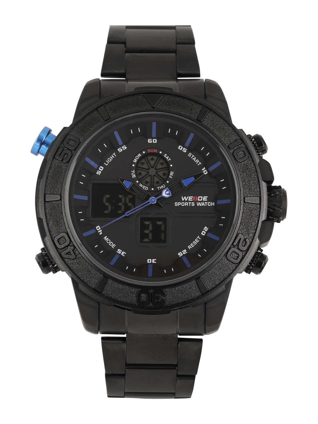 Buy WEIDE Men Black Analogue And Digital Watch WH6108B 4C - Watches for ...