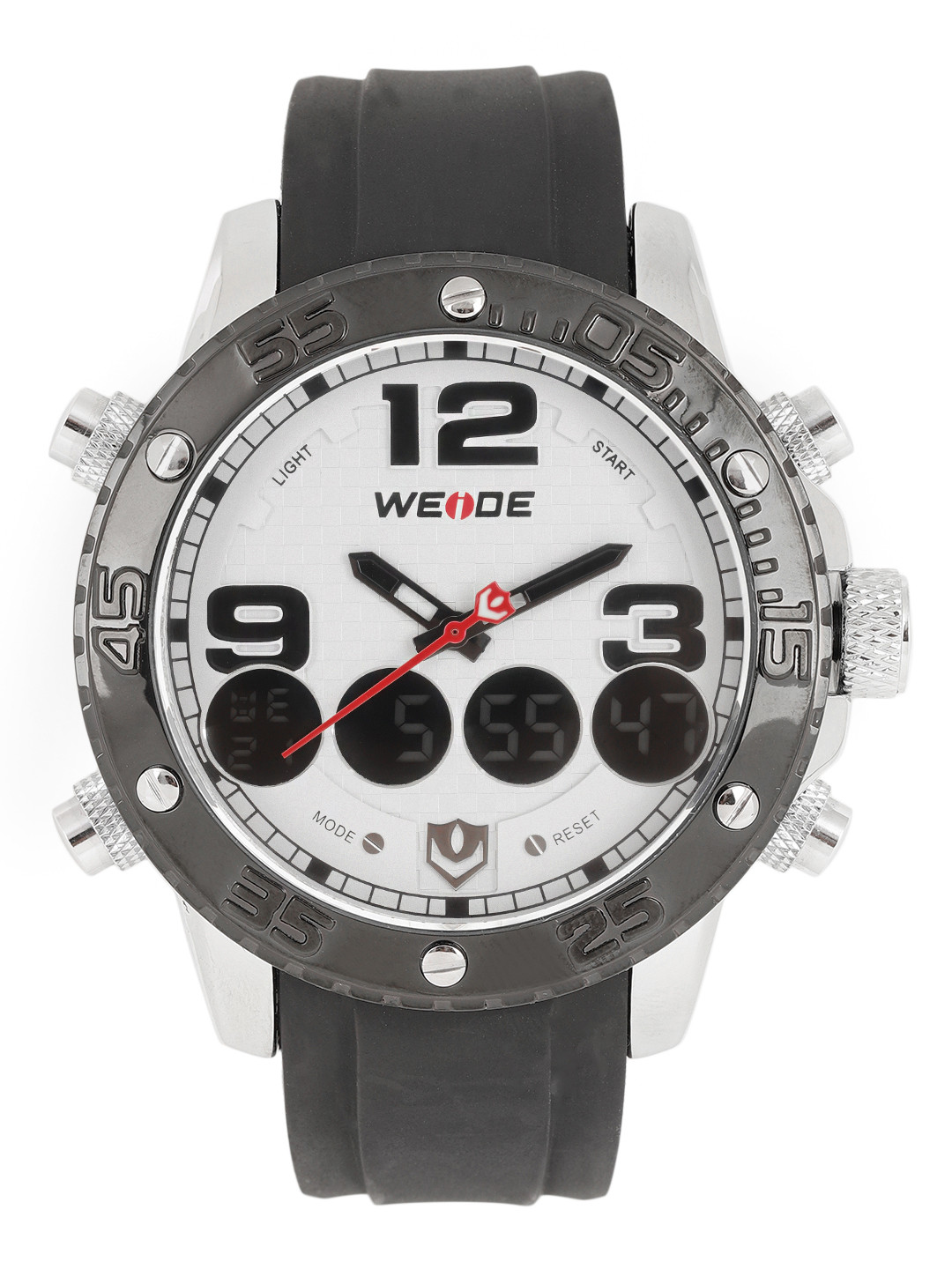 Buy WEIDE Men White Analogue And Digital Watch WH3405 - Watches for Men ...