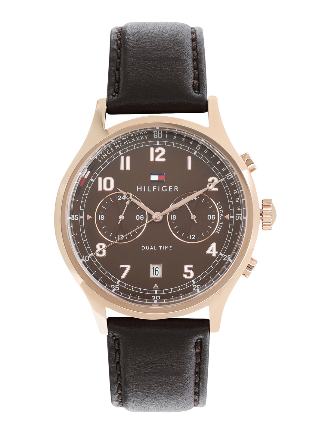 Buy Tommy Hilfiger Men Brown & Gold Toned Analogue Watch TH1791387 ...