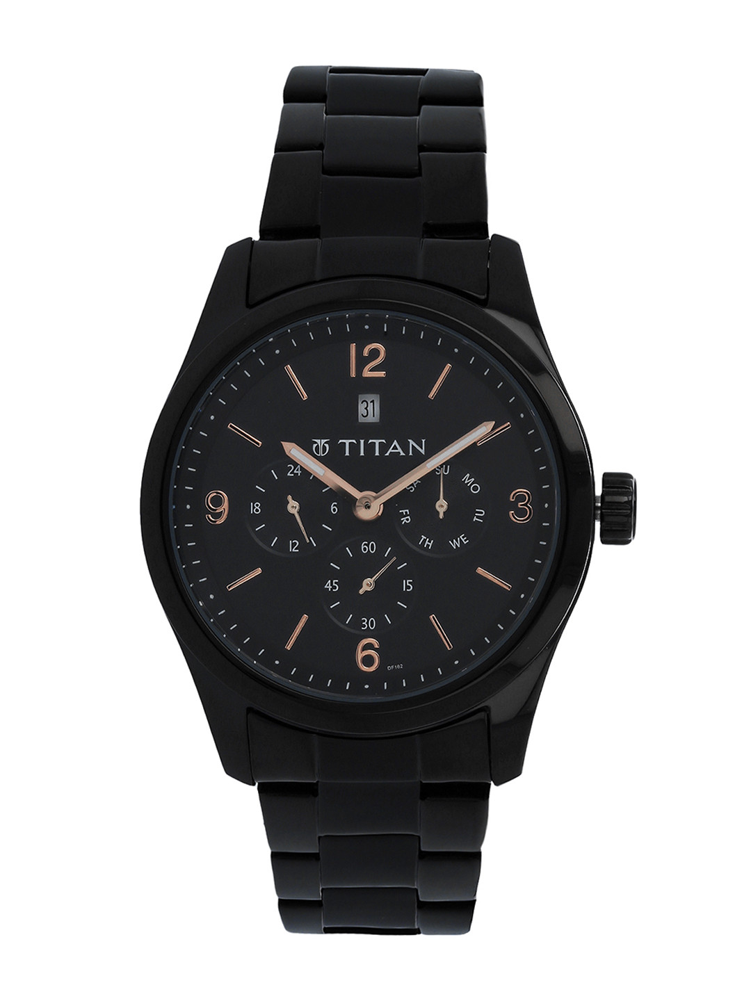 Buy Titan Titan Classique Men Black Analogue Watch NL9493NM01 - Watches ...