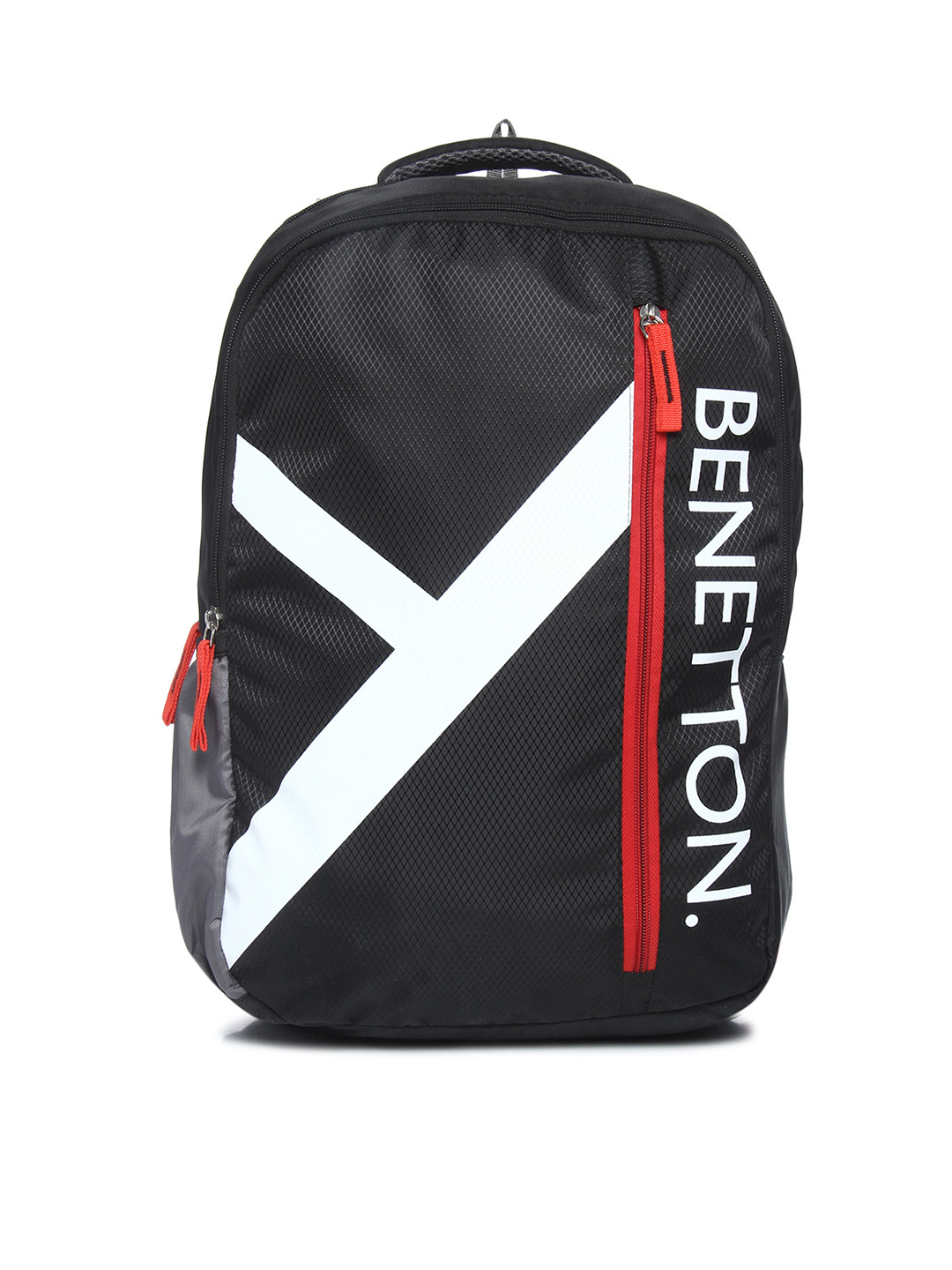 Buy United Colors Of Benetton Unisex Black Graphic Backpack - Backpacks ...