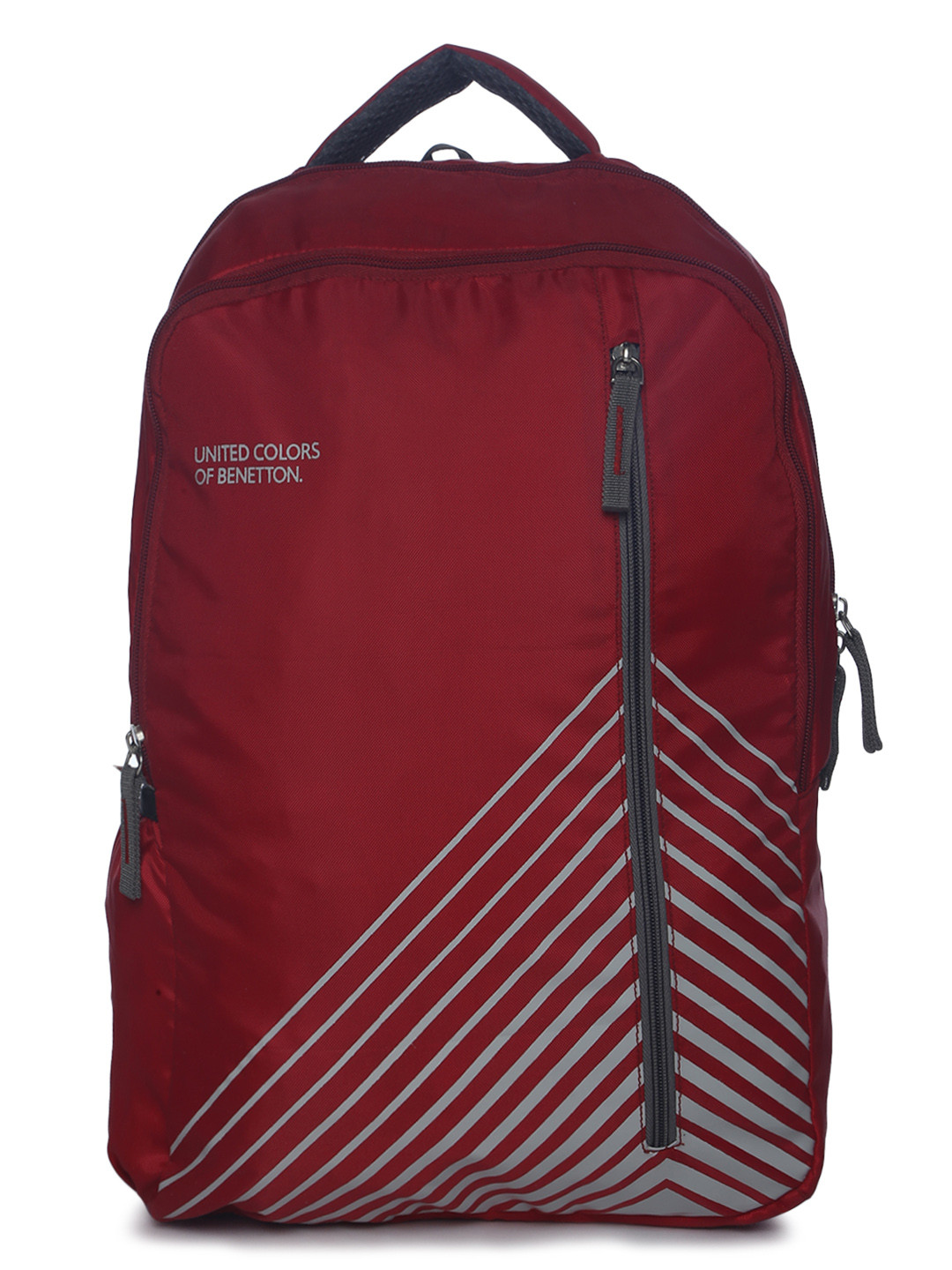 Buy United Colors Of Benetton Unisex Maroon Graphic Backpack ...