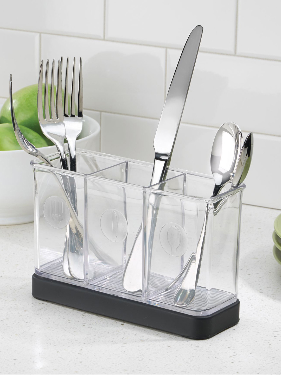 Buy INTERDESIGN Transparent Solid Kitchen Separators - Organisers for ...