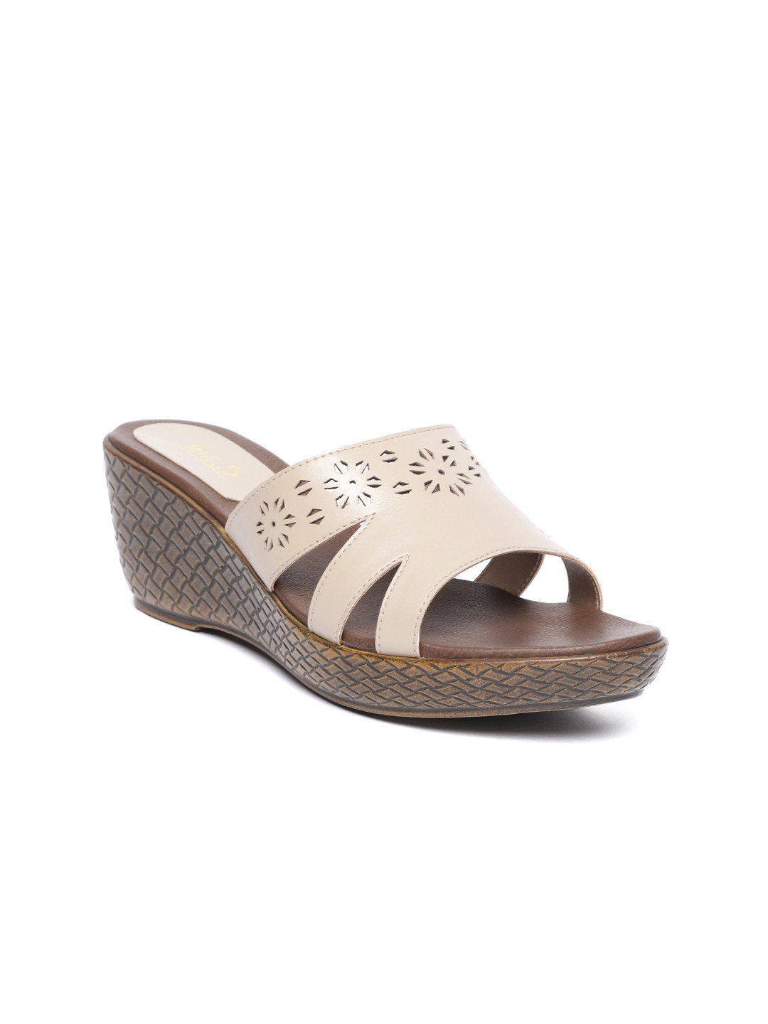 Buy Inc 5 Women Beige Solid Wedges - Heels for Women 6588534 | Myntra
