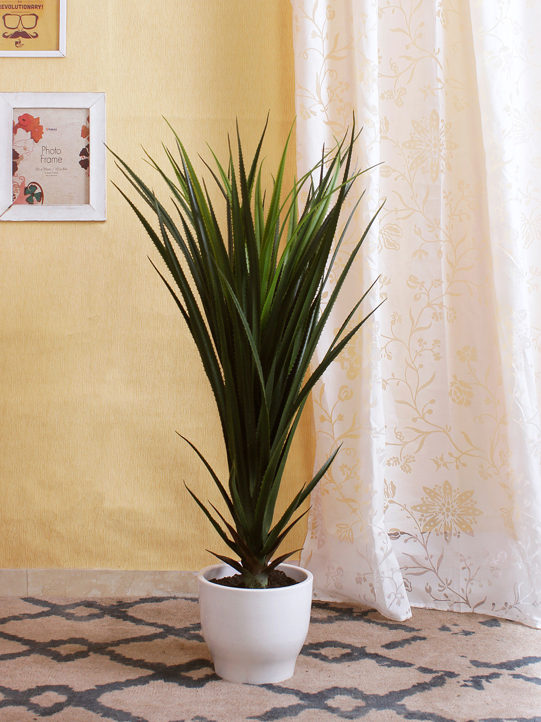 Buy Fourwalls Green Pandanus Decorative Artificial Pandanus Floor Plant ...