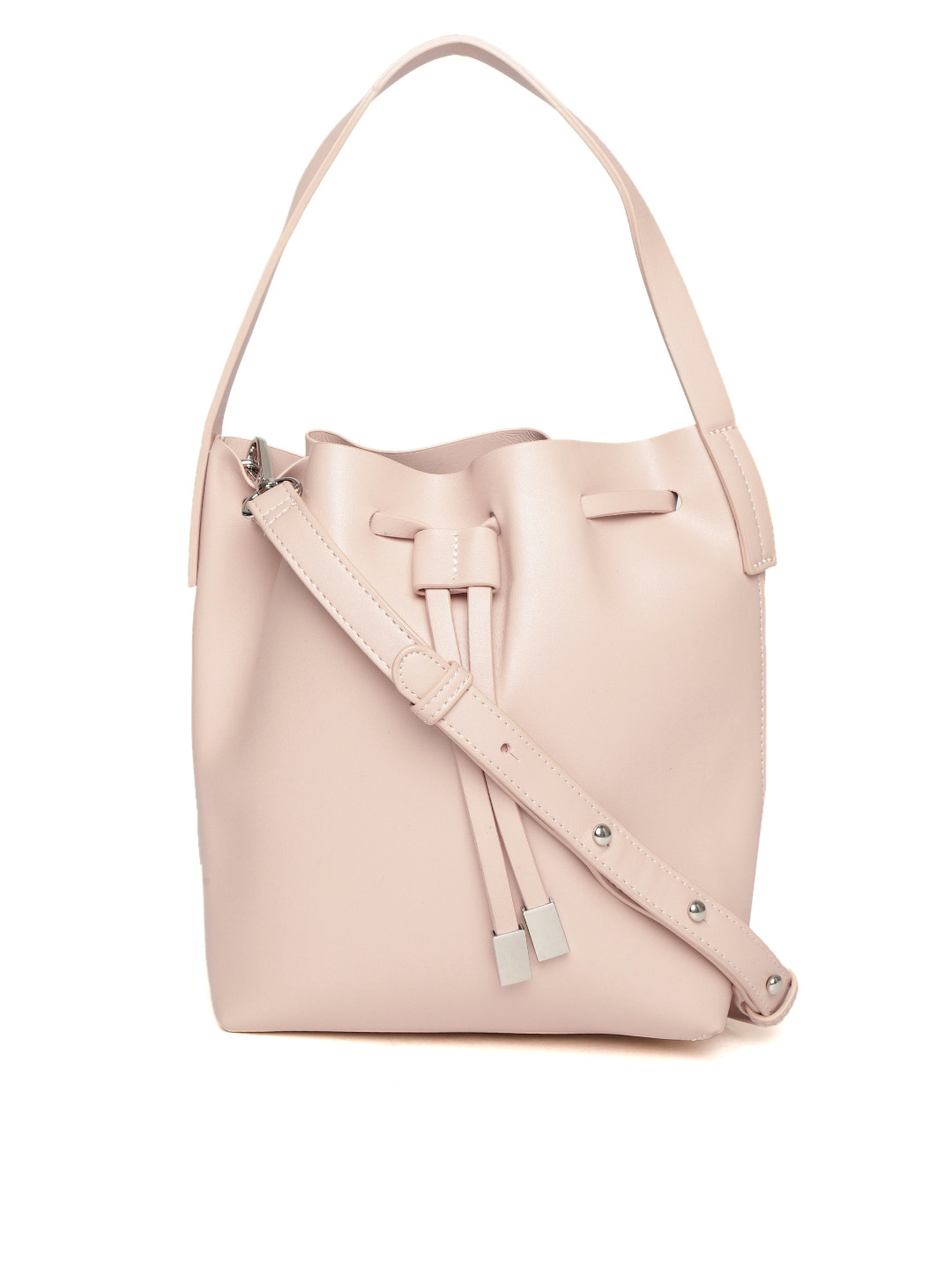 Buy FOREVER 21 Pink Solid Handheld Bag - Handbags for Women 6616026 ...