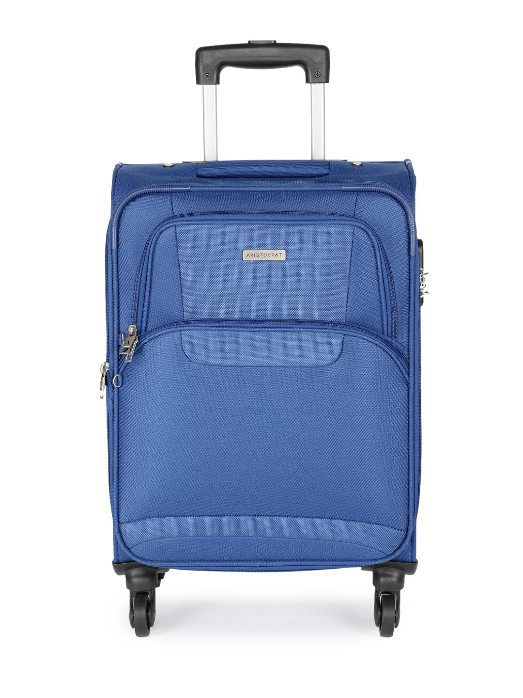 Buy Aristocrat Unisex Blue Amber Strolley Cabin Trolley Bag - Trolley ...