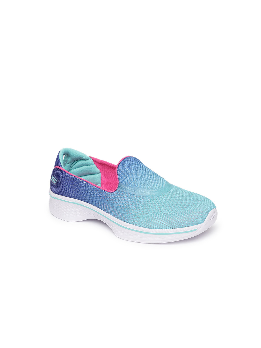 Buy Skechers Girls Blue Running Shoes GO WALK 4 SPORTY STARZ - Sports ...