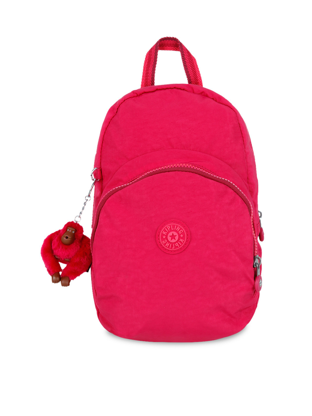 Buy Kipling Unisex Pink Solid Backpack - Backpacks for Unisex Kids ...