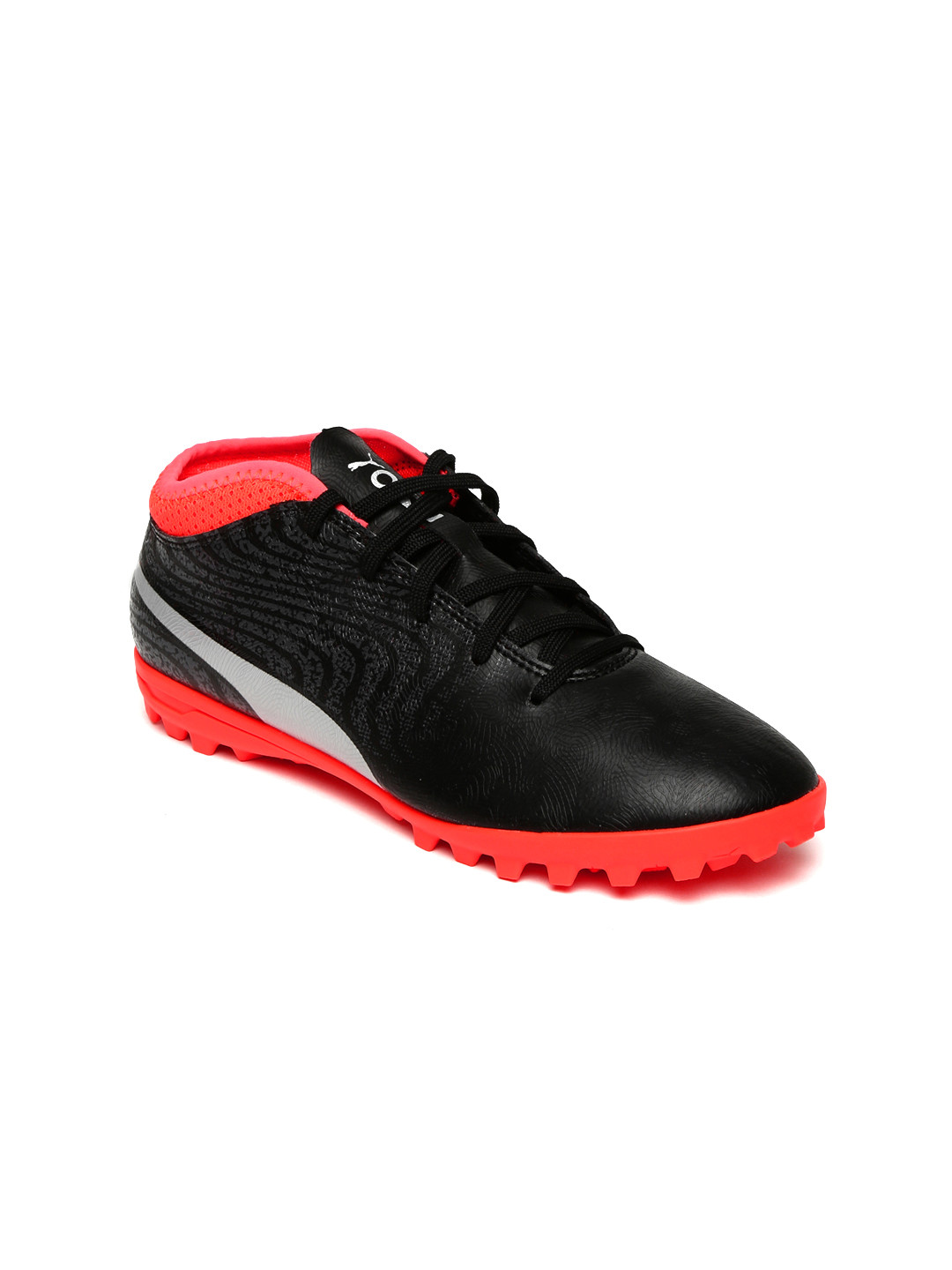 Buy Puma Boys Black ONE 18.4 Team Junior Football Shoes - Sports Shoes ...