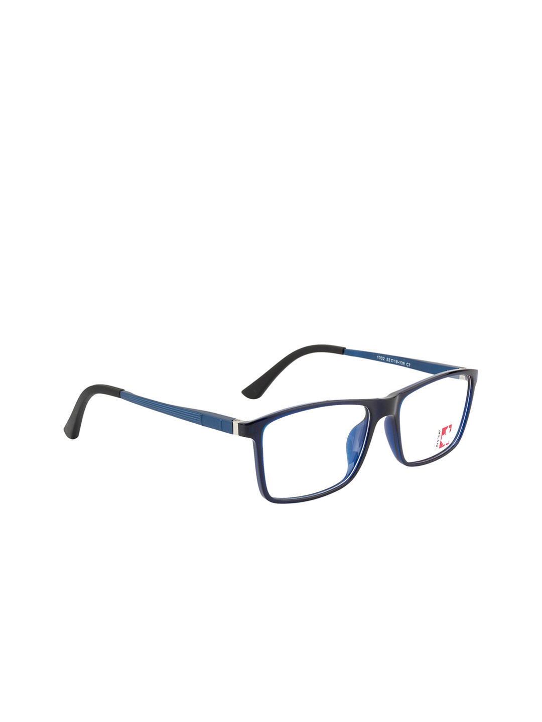 Buy Clark N Palmer Unisex Blue Solid Full Rim Rectangular Frames CNP ...