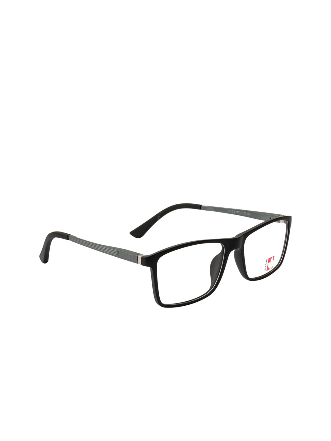 Buy Clark N Palmer Unisex Black Solid Full Rim Rectangular Frames CNP ...