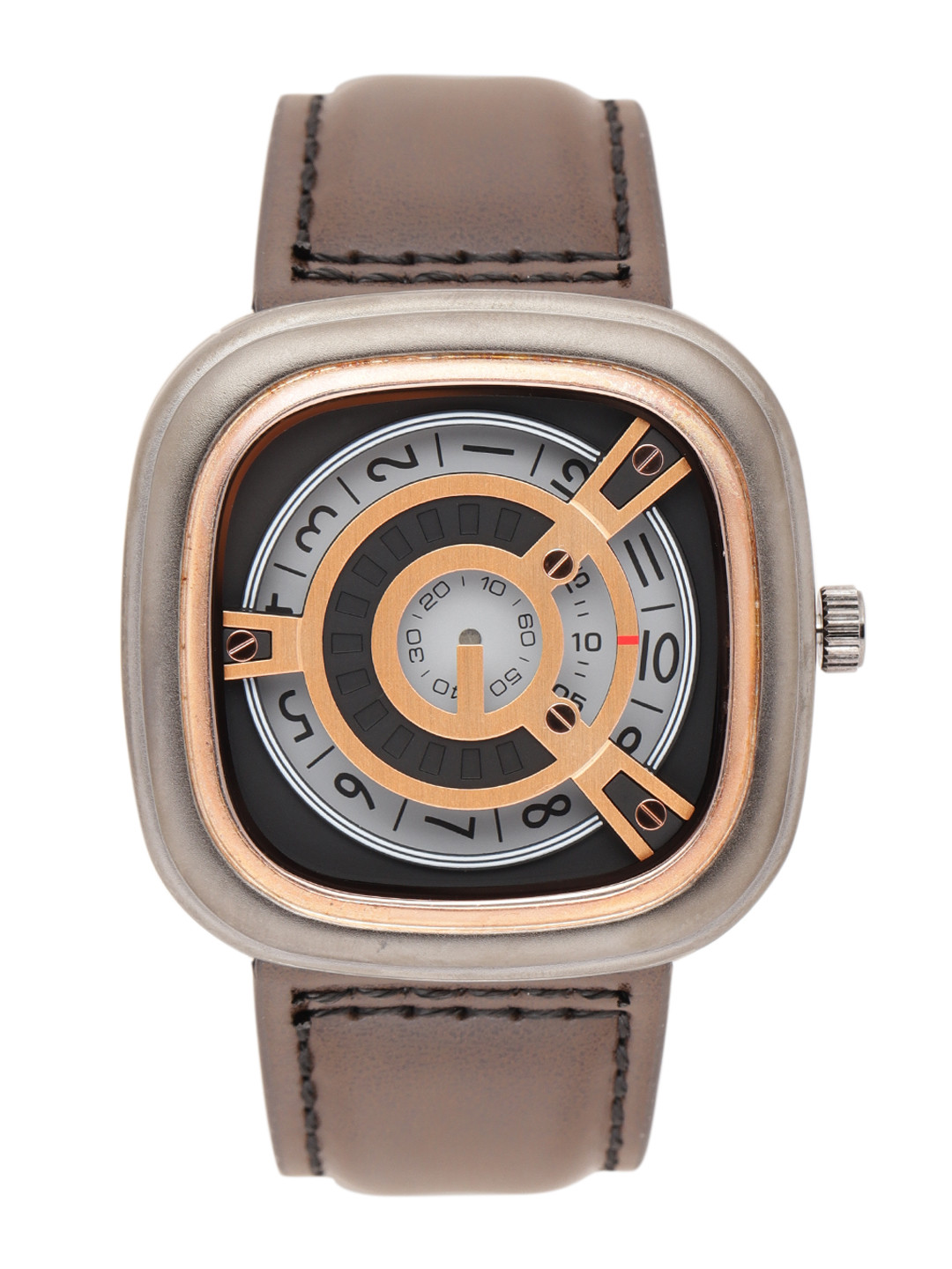 Buy Integriti Men Grey & Black Analogue Watch IGM028C - Watches for Men ...