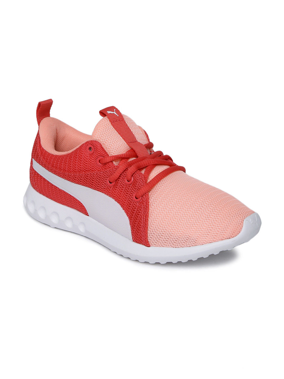 Buy Puma Girls Coral Carson 2 JR Soft Fluo Peach Puma Whi Sneakers ...