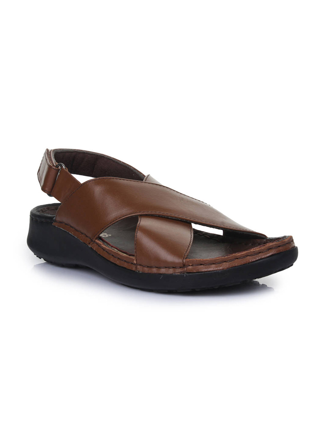 Buy Liberty Men Brown Comfort Sandals - Sandals for Men 6741240 | Myntra