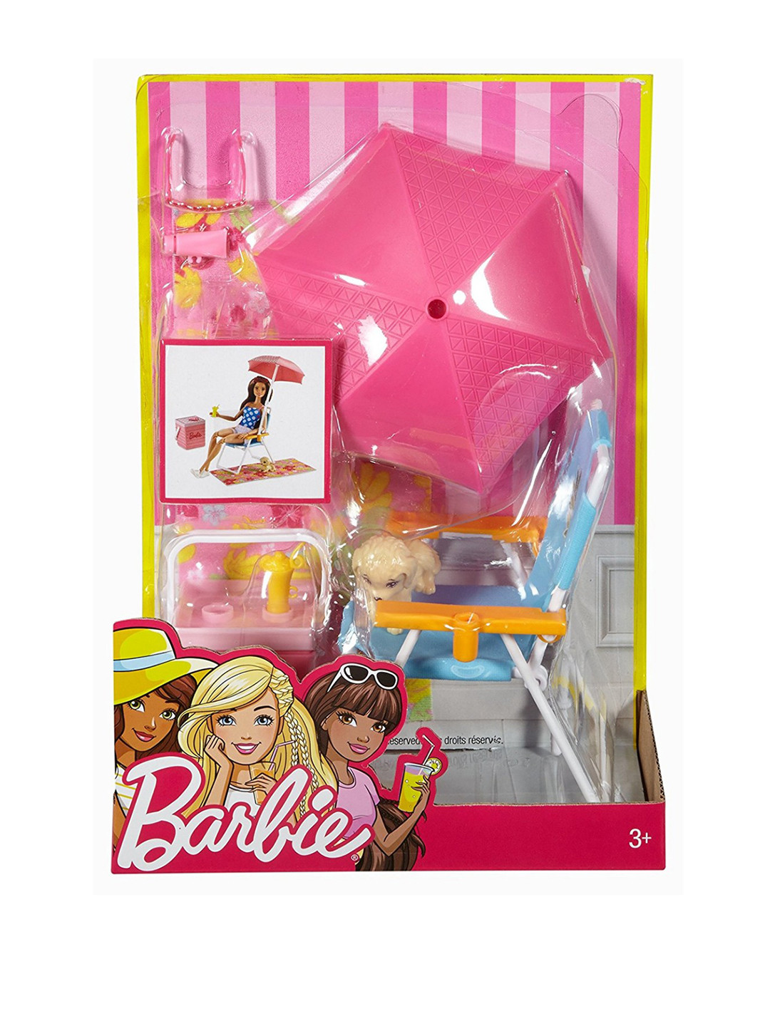 Buy Mattel Girls Multicolour Barbie Beach Playset - Soft Toys And Dolls ...