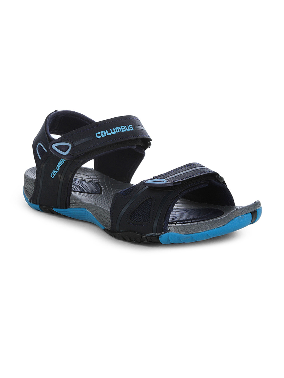 Buy Columbus Men Navy Blue Sports Sandals - Sandals for Men 6748133 ...