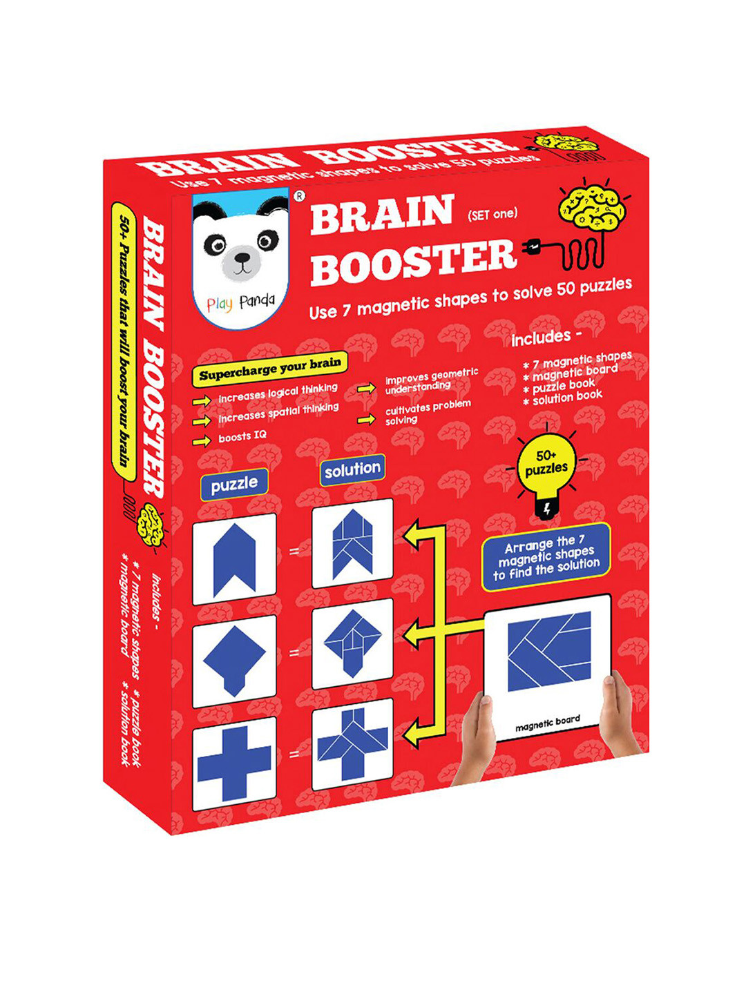 Buy Play Panda Multicolored Brain Booster Puzzle - Activity Toys And ...