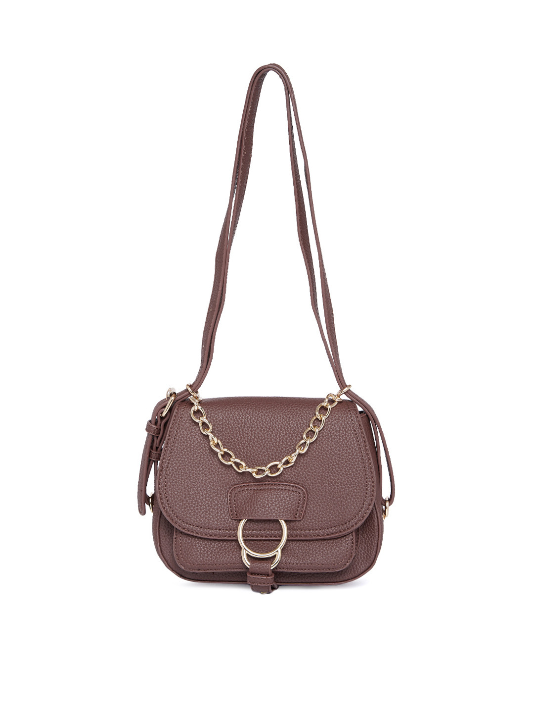 Buy Kazo Brown Solid Sling Bag - Handbags for Women 6785986 | Myntra