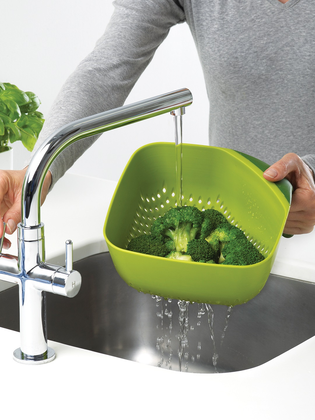 Buy Joseph Joseph Green Square Medium Colander - Strainer for Unisex ...