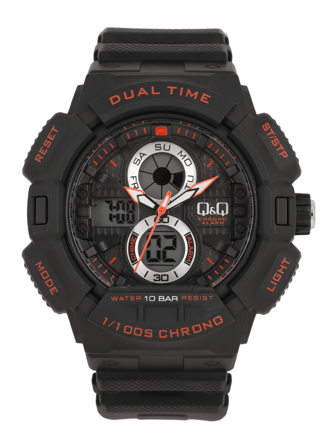 Buy Q&Q Men Black Analogue And Digital Watch GW81J002Y - Watches for ...