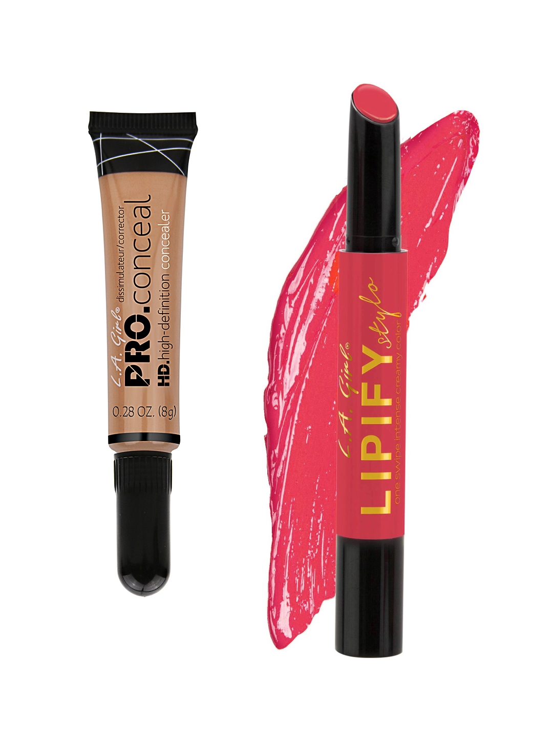Buy La Girl Set Of Lipstick And Concealer Lipstick For Women 6815910 Myntra