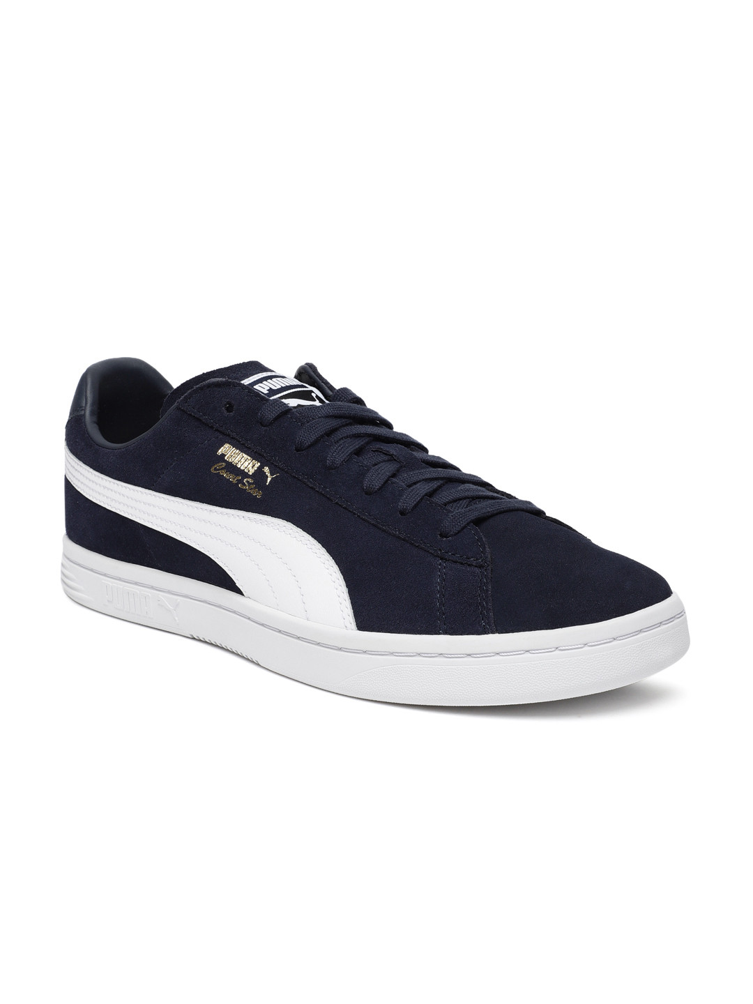 Buy Puma Men Navy Blue Court Star FS Suede Sneakers - Casual Shoes for ...
