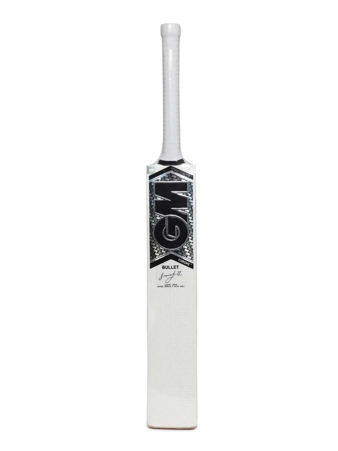 Buy GM Unisex White & Black Chrome Bullet Cricket Bat - Cricket Bats ...