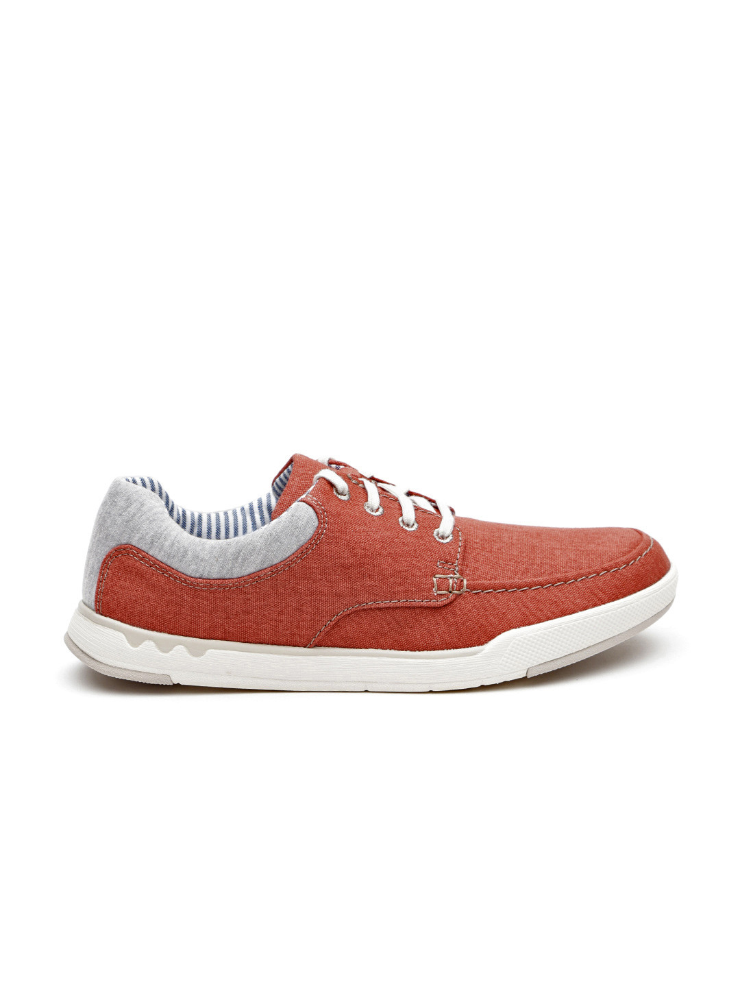 Buy Clarks Men Rust Red Sneakers - Casual Shoes for Men 6839071 | Myntra