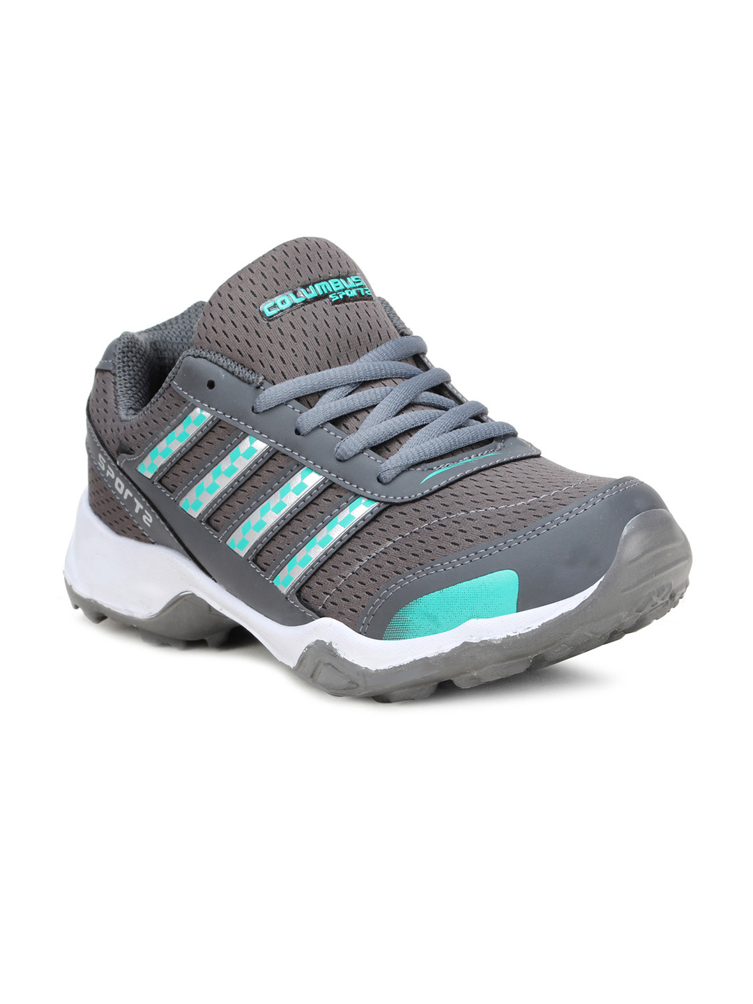 Buy Columbus Men Grey Running Shoes TB 3333 GreyGreen 10 - Sports Shoes ...