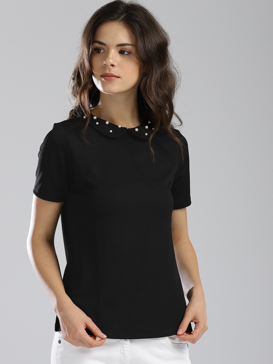 Buy Bossini Women Black Solid Top Tops For Women 6919395 Myntra
