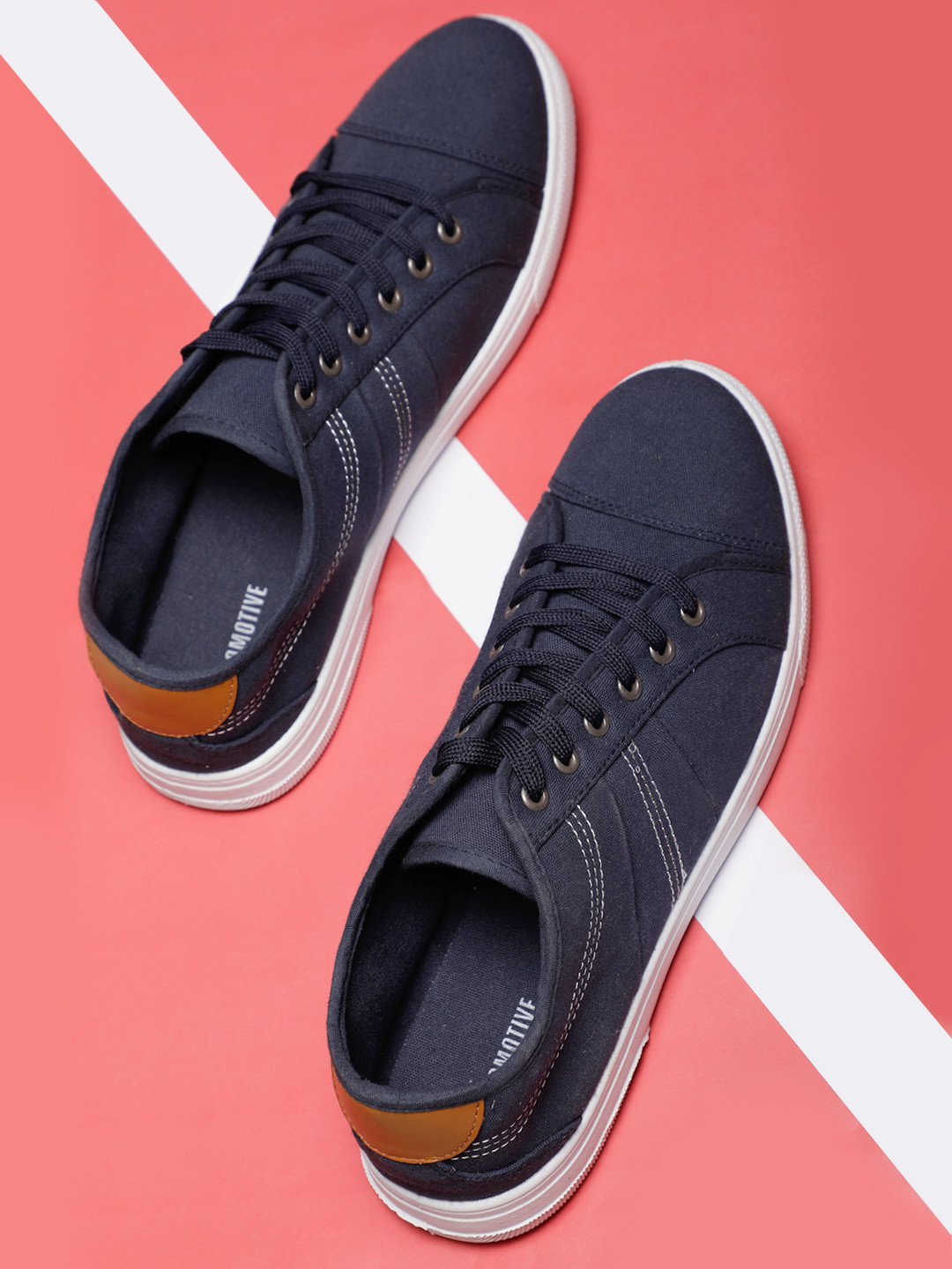 Buy LOCOMOTIVE Men Navy Blue Sneakers - Casual Shoes for Men 6925948 ...