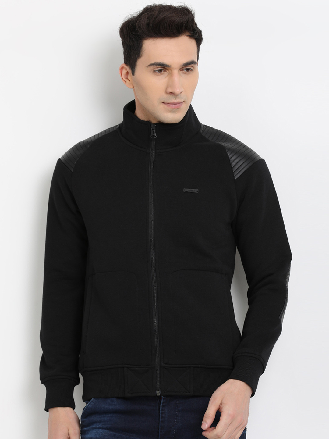 Buy T Base Men Black Solid Bomber Jacket - Jackets for Men 6958952 | Myntra