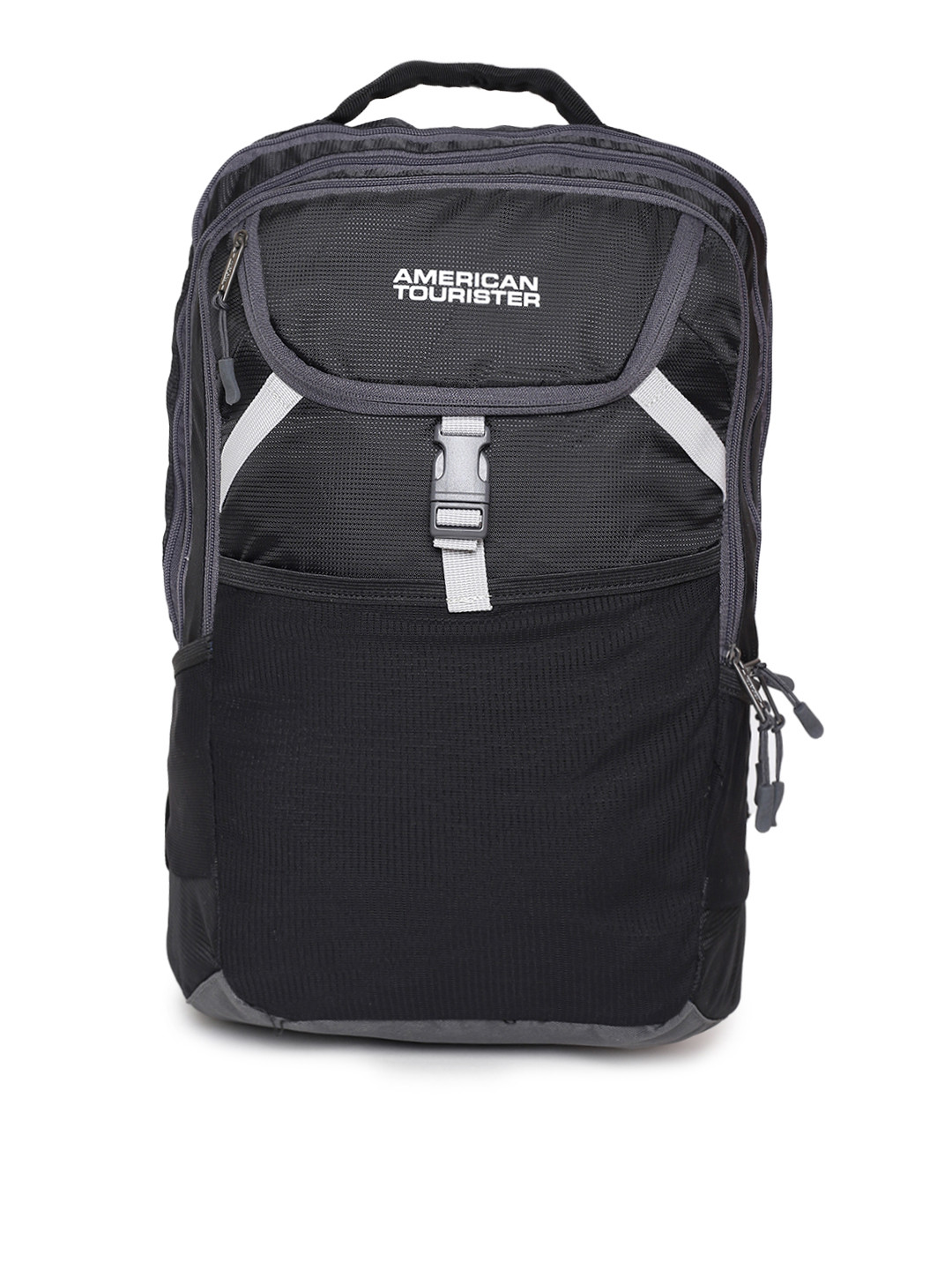 Buy AMERICAN TOURISTER Unisex Black Solid Backpack - Backpacks for ...