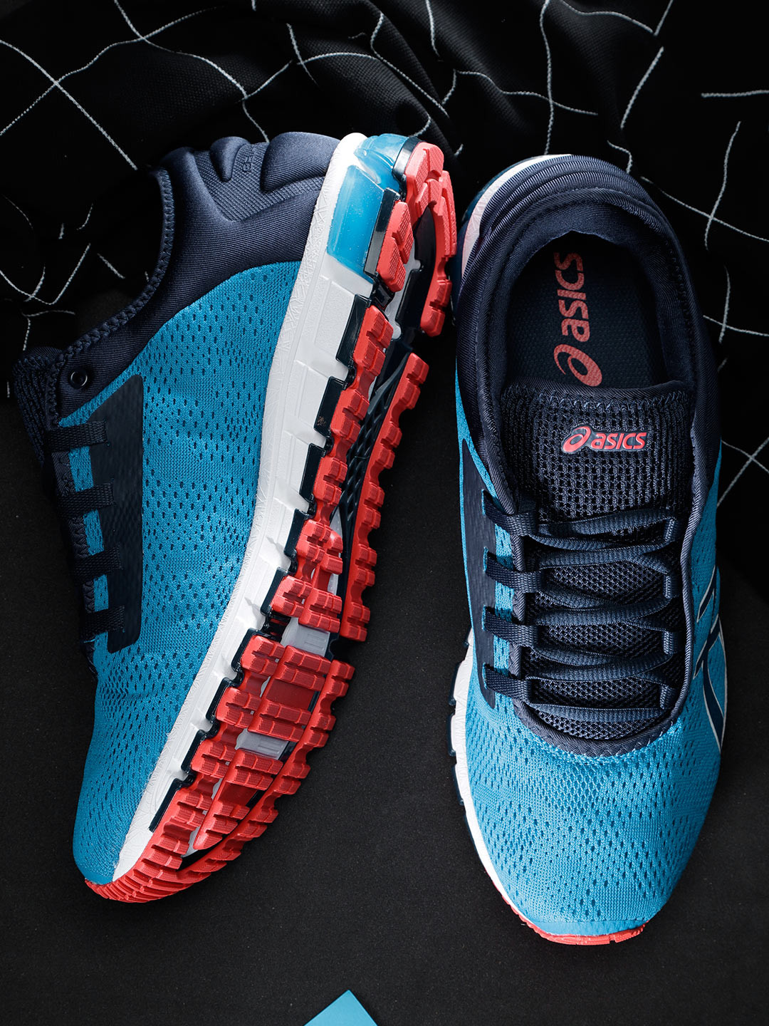 Buy ASICS Men Blue Gel Quantum 180 3 Running Shoes - Sports Shoes for ...