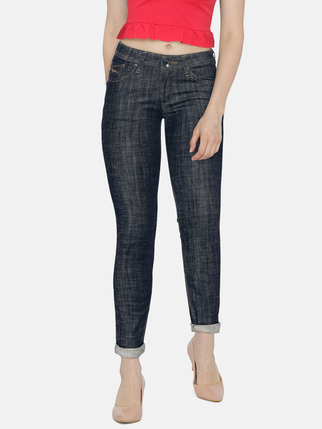 Buy Pepe Jeans Women Blue FRISKY Jeans - Jeans for Women 70172 | Myntra