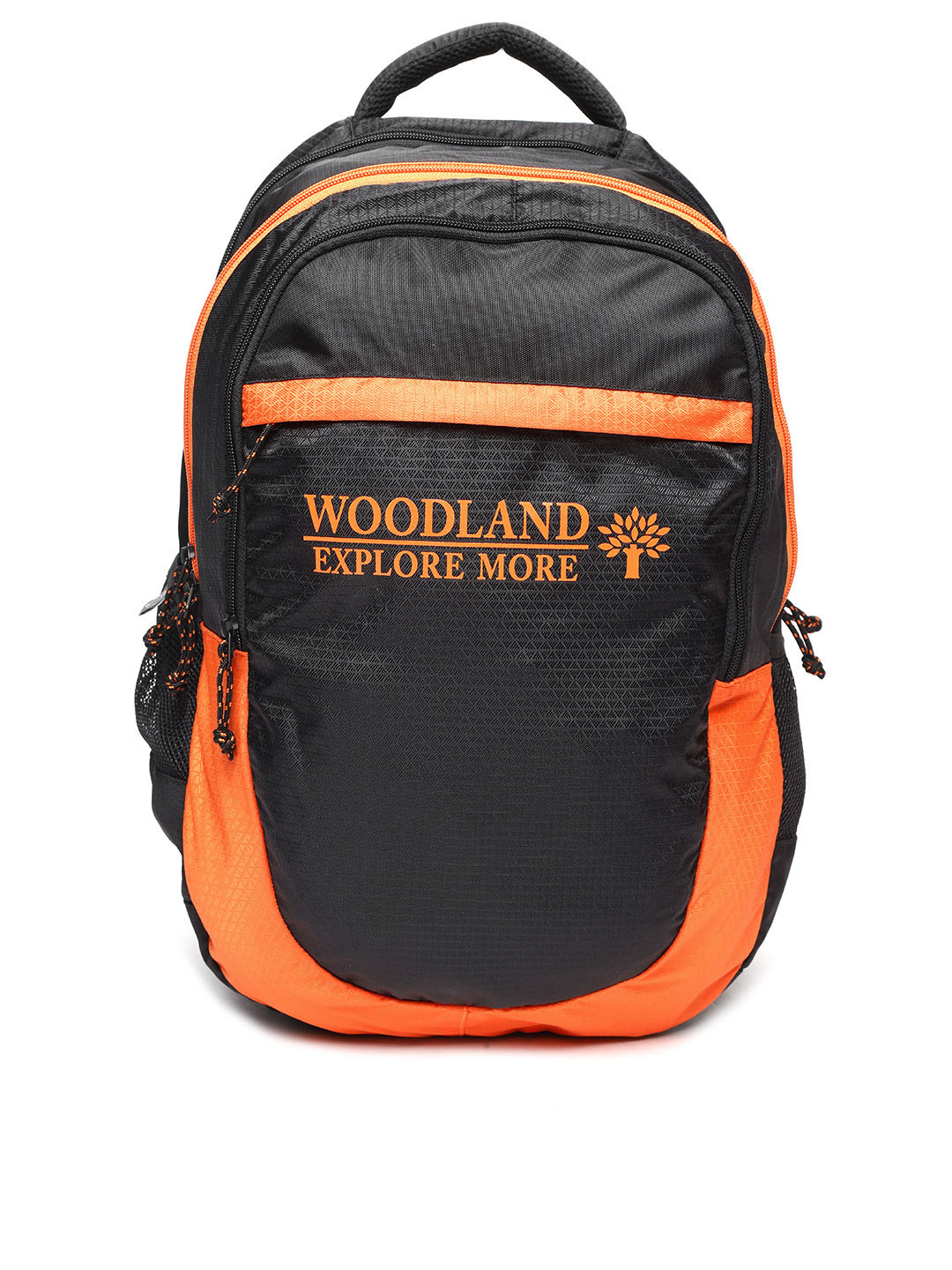 Buy Woodland ProPlanet Unisex Black & Orange Colourblocked Laptop ...