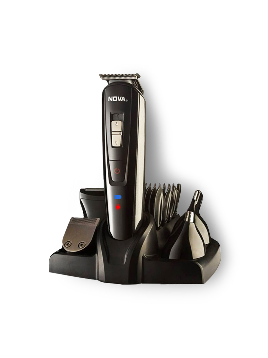 Buy NOVA Men Black NG 1151 100 % Waterproof Corded & Cordless Grooming ...