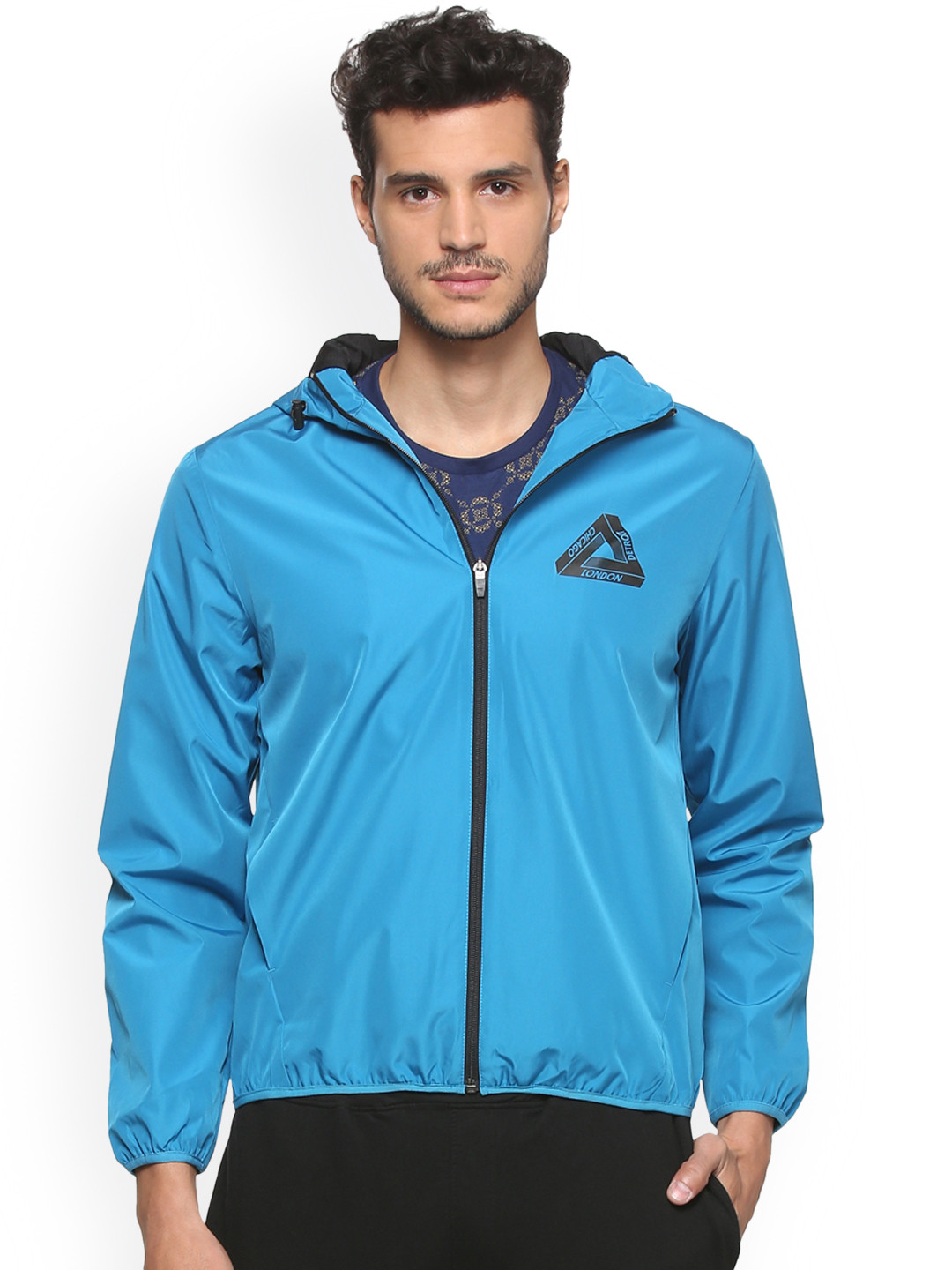 Buy People Men Blue Solid Open Front Jacket - Jackets for Men 7041366 ...