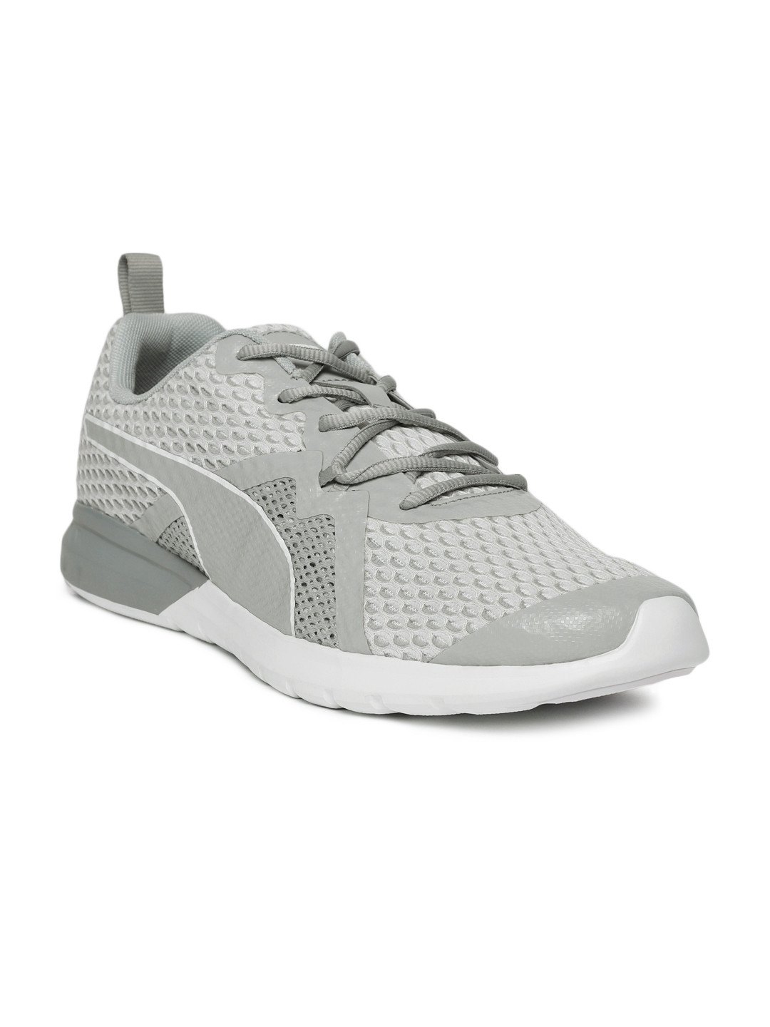 Buy Puma Men Off White Grey Vigor X Running Shoes - Sports Shoes for ...