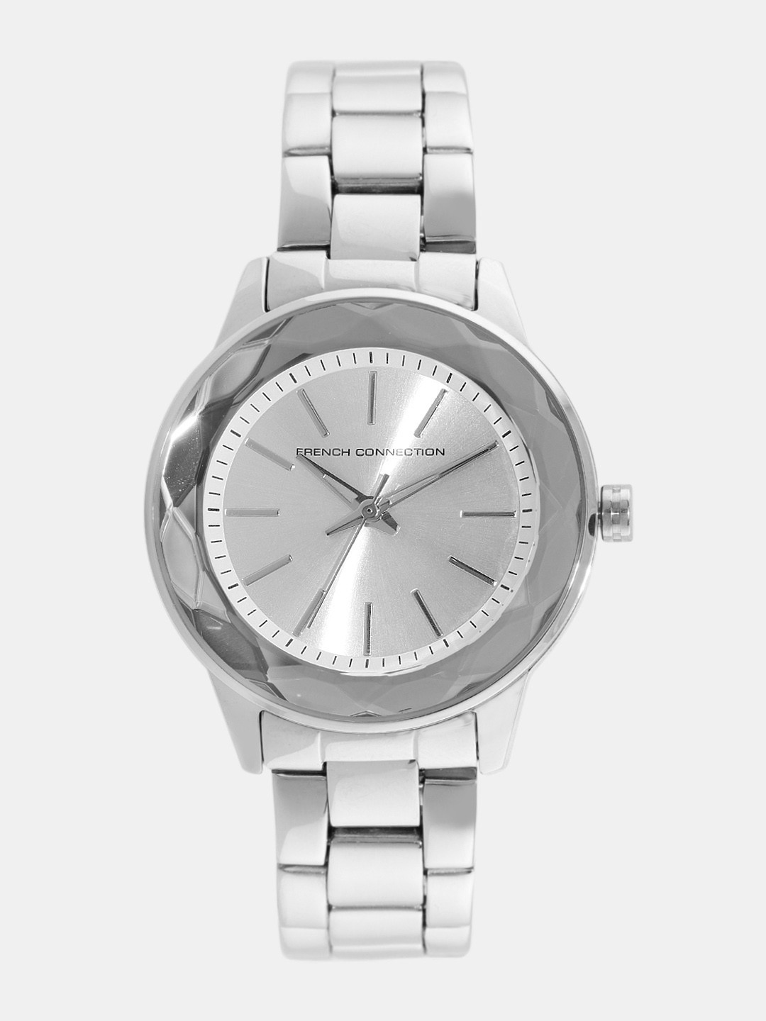Buy French Connection Women Silver Toned Analogue Watch FC1064SSM ...
