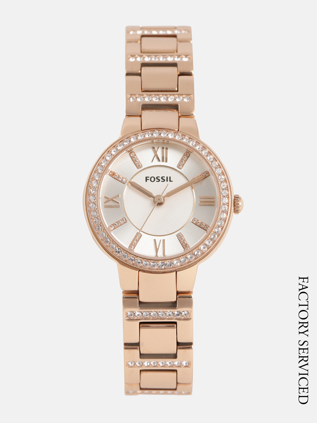 Buy Fossil Women Silver Toned Analogue Factory Serviced Watch ES3284 ...