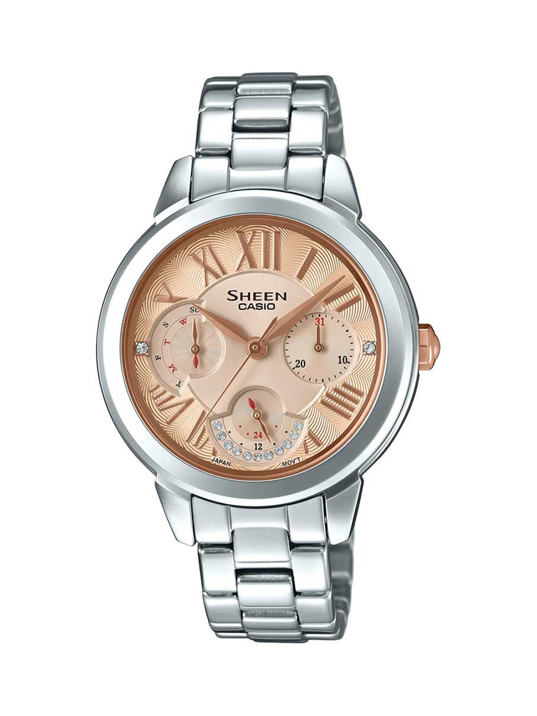 Buy Casio Sheen Women Rose Gold Analogue Watch SX205 SHE 3059D 9AUDR ...