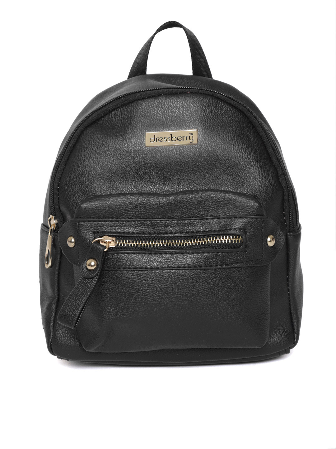 Buy DressBerry Women Black Solid Backpack - Backpacks for Women 7085684 ...