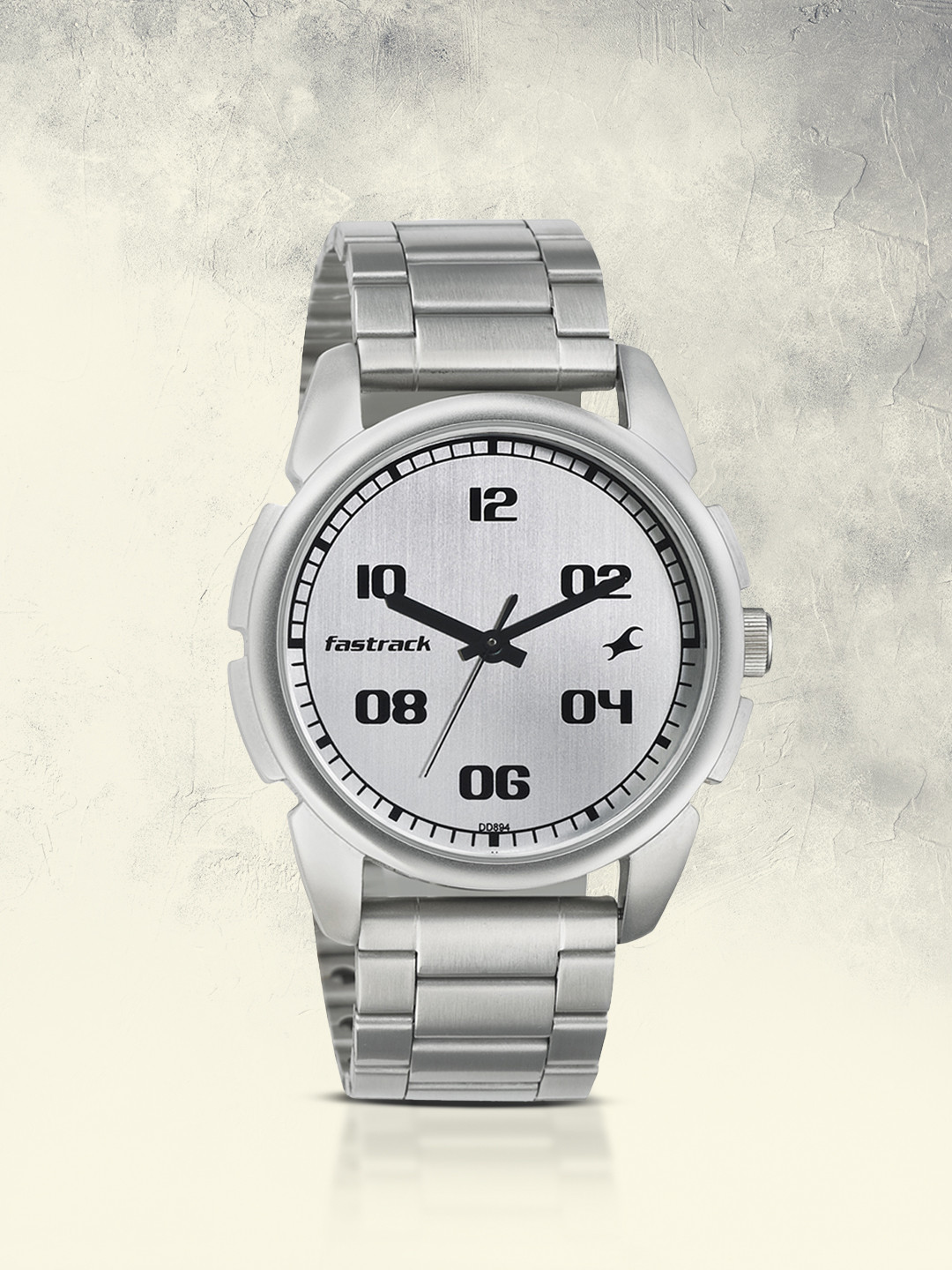 Buy Fastrack Men Silver Toned Dial Watch 3124SM01 - Watches for Men ...