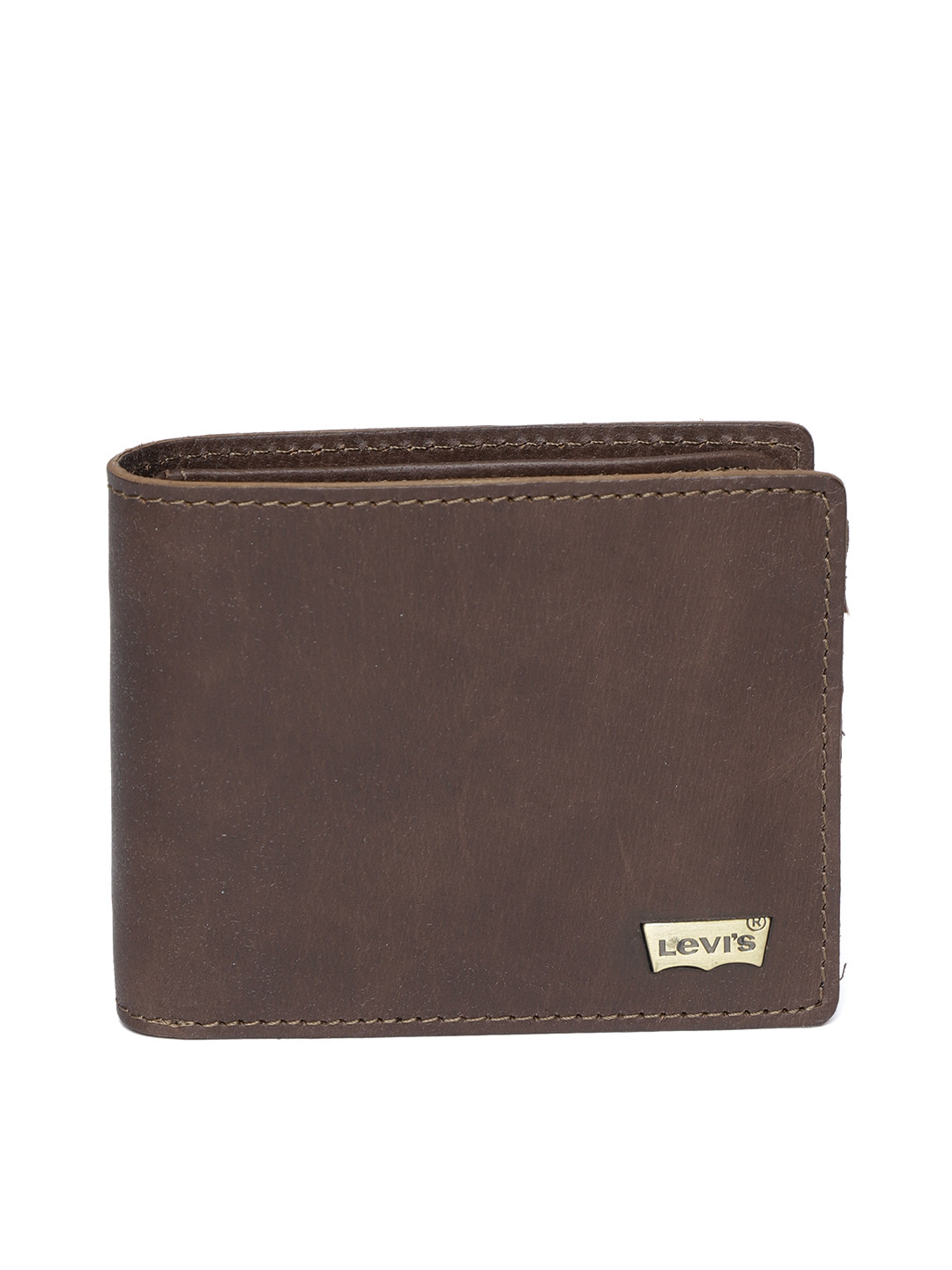 Buy Levis Men Brown Solid Two Fold Leather Wallet - Wallets for Men ...