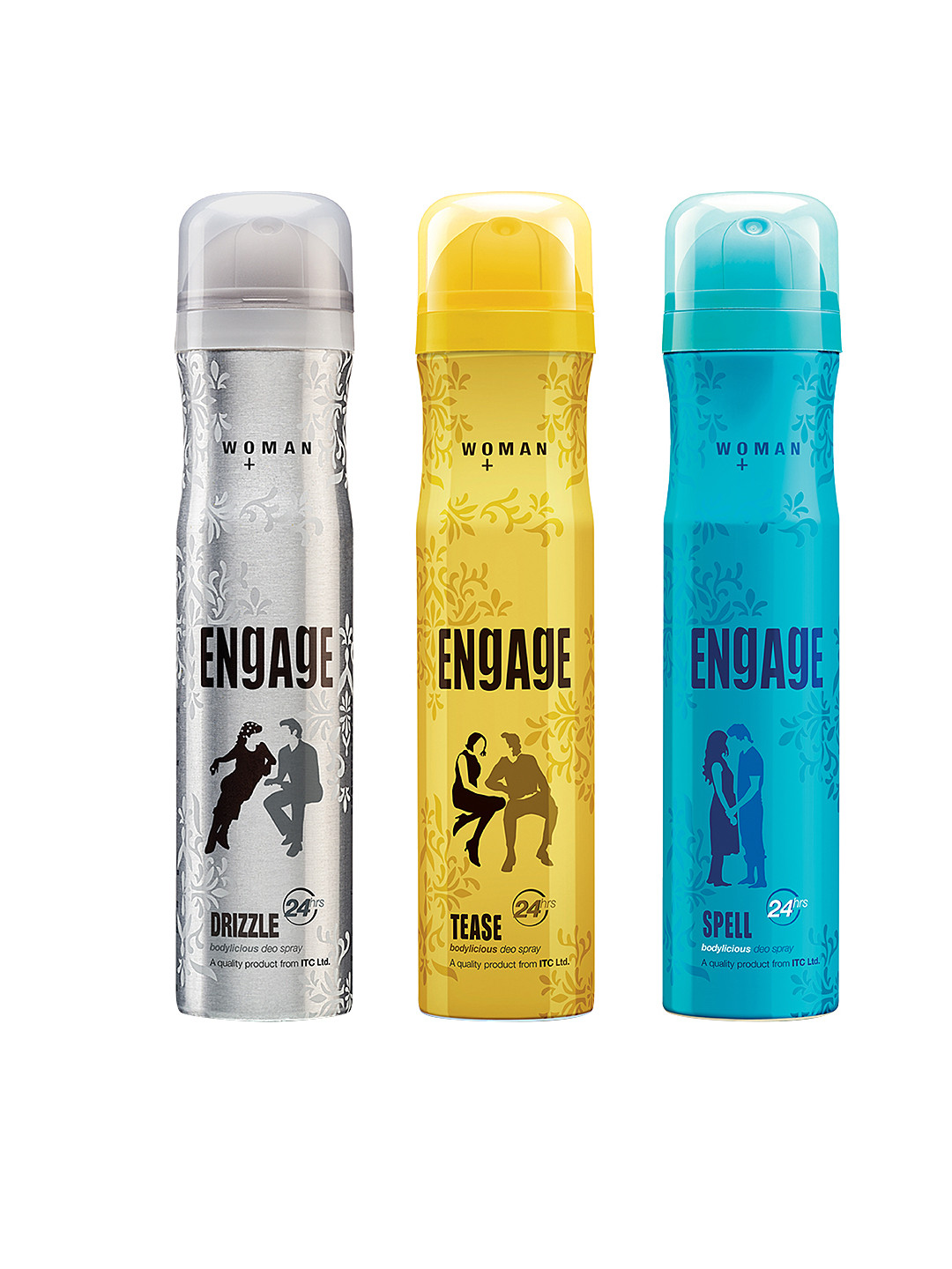 Buy Engage Women Set Of 3 Bodylicious Deo Spray - Deodorant for Women ...