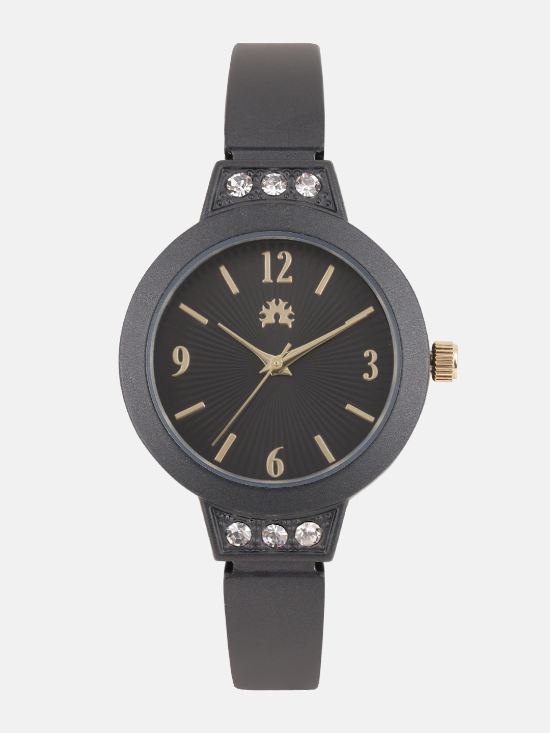 Buy Anouk Women Black Analogue Watch TZ2484 - Watches for Women 7101717 ...